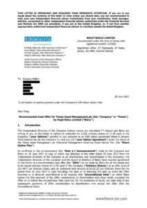 Letter to Optionholders (Gregory Dalton) – redacted – Thesis Asset ...